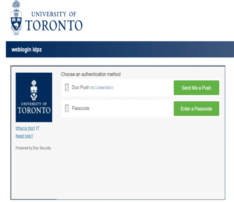 UTORMFA | Academic, Research & Collaborative Technologies (ARC)Academic ...